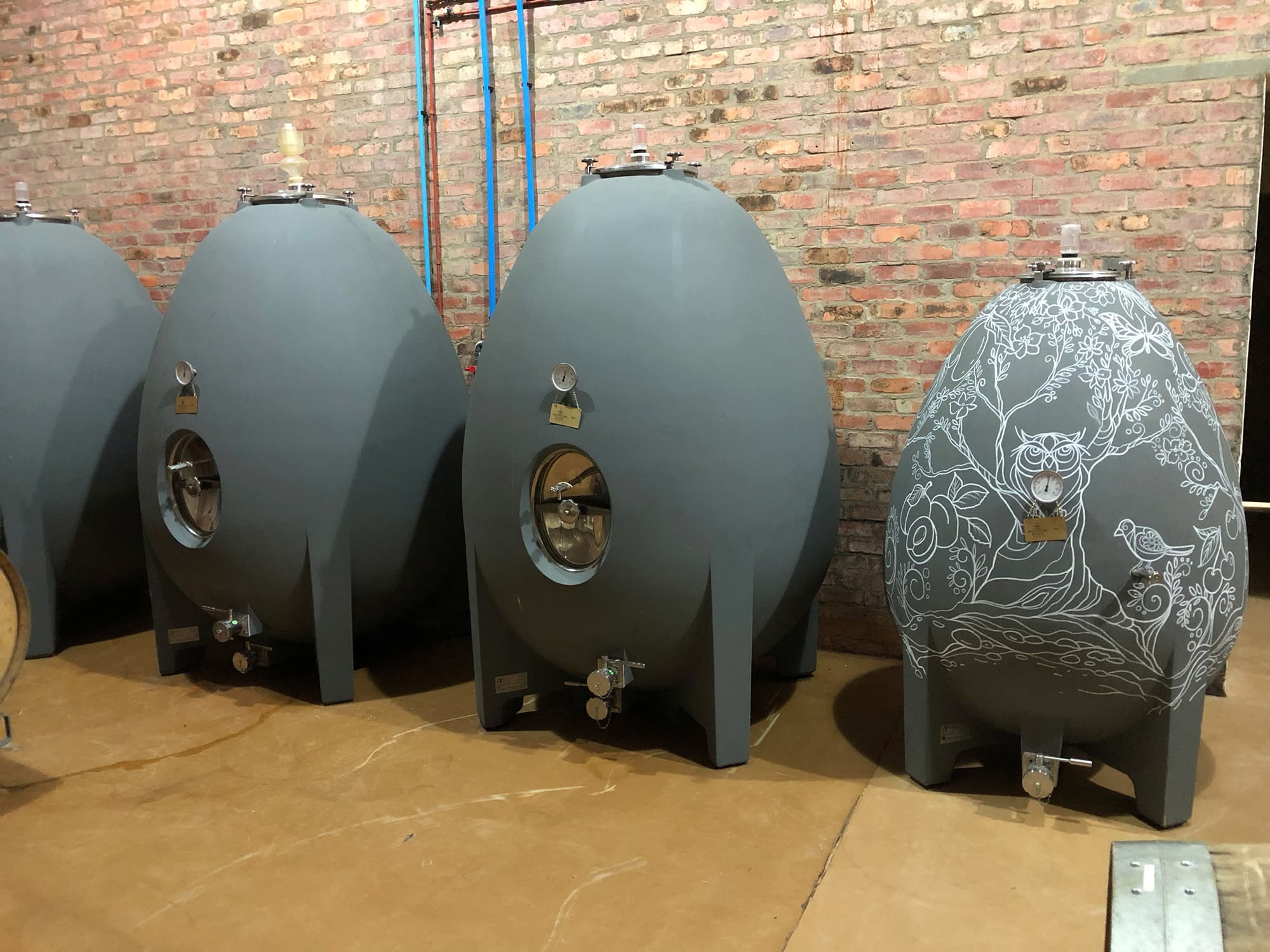 Afrique du Sud - Nomblot - Cuves à vin