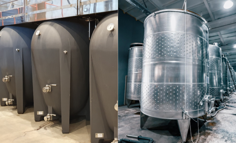 Cuves en béton vs en inox pour la vinification
